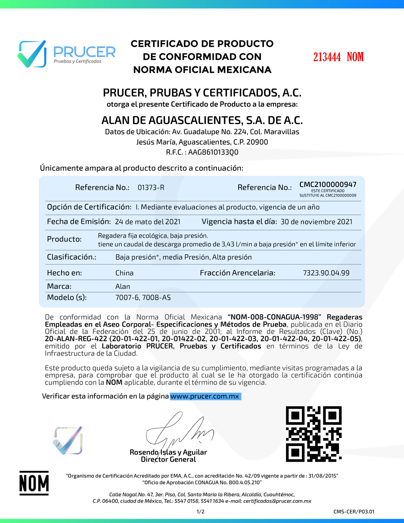 PRUCER | Válvulas y Grifos